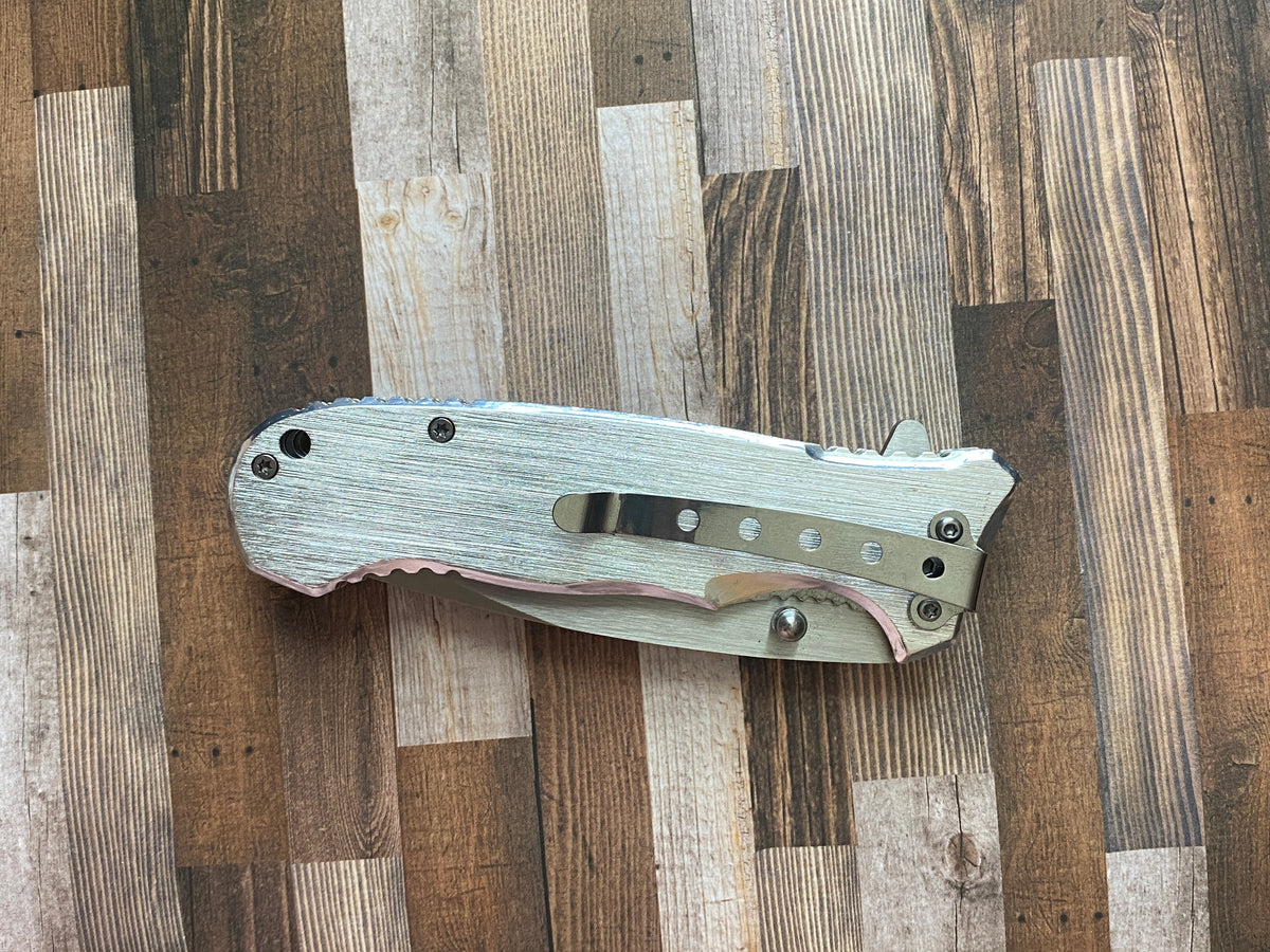 Silver Pocket Knife – KWLASERSUPPLIES