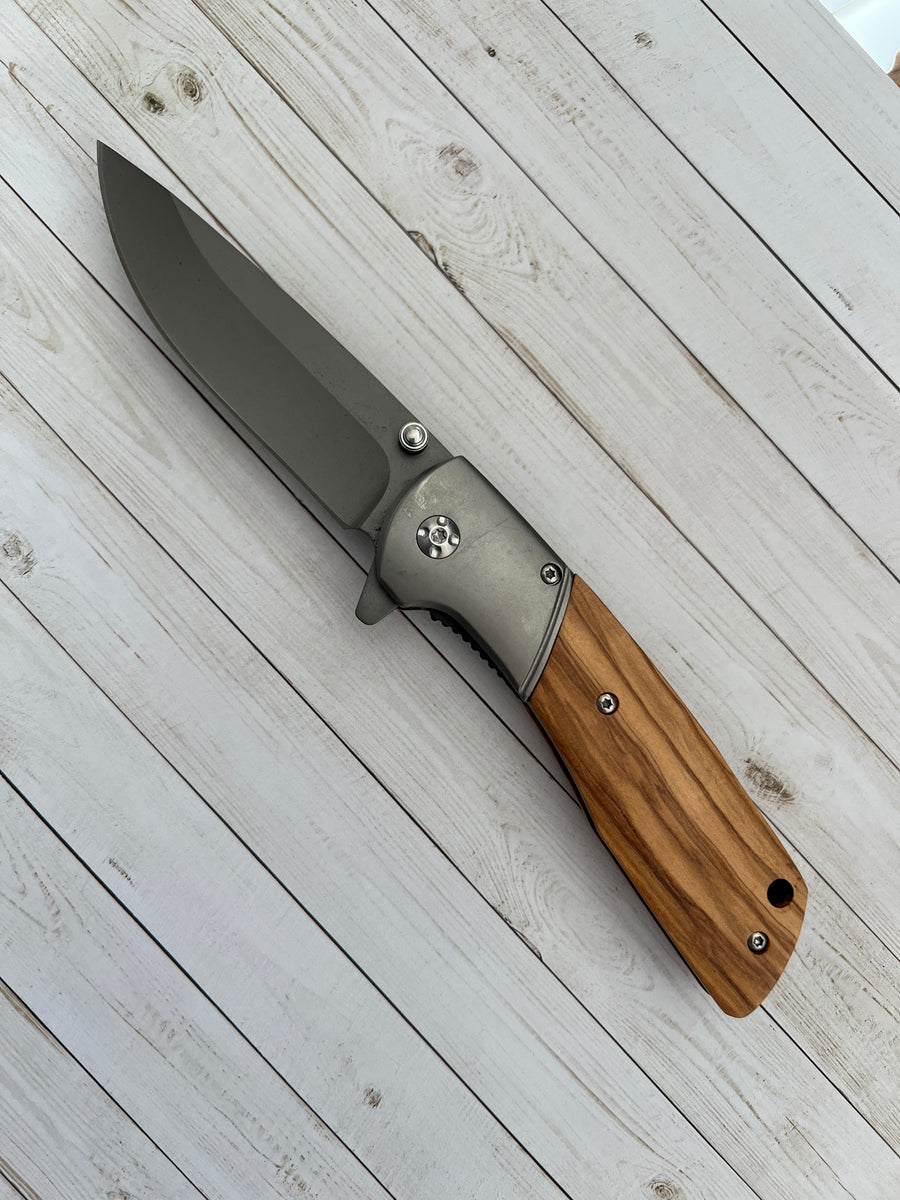 Gray Pocket Knife – KWLASERSUPPLIES
