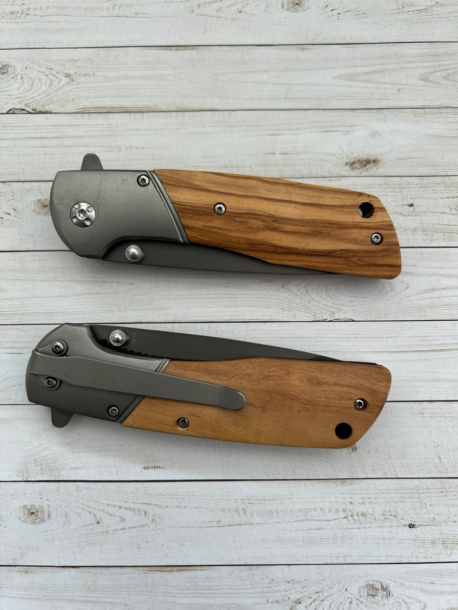 Gray Pocket Knife – KWLASERSUPPLIES